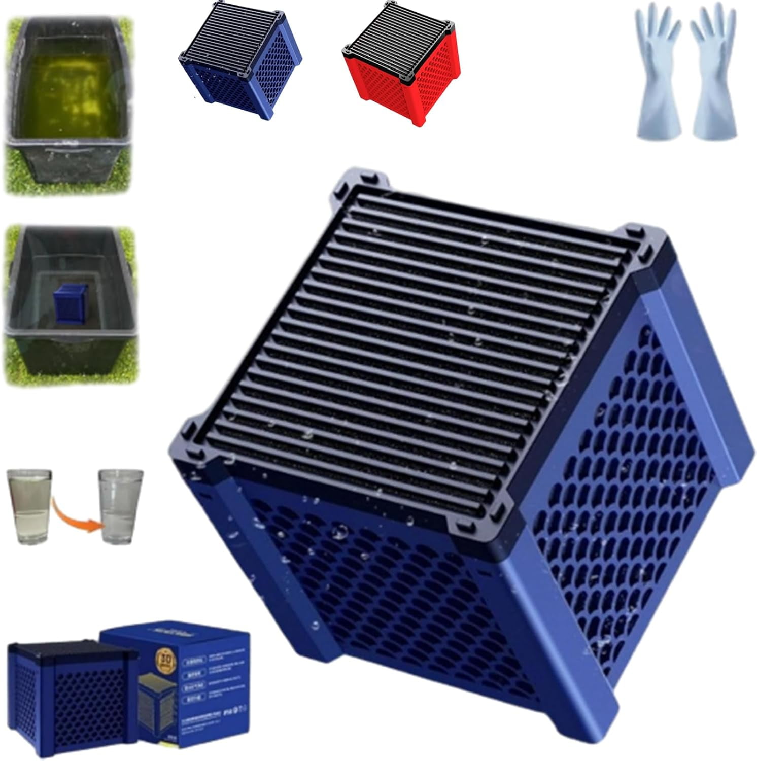 Horse Water Trough Filter, Stock Tank Pool Filter with Activated Carbon ...