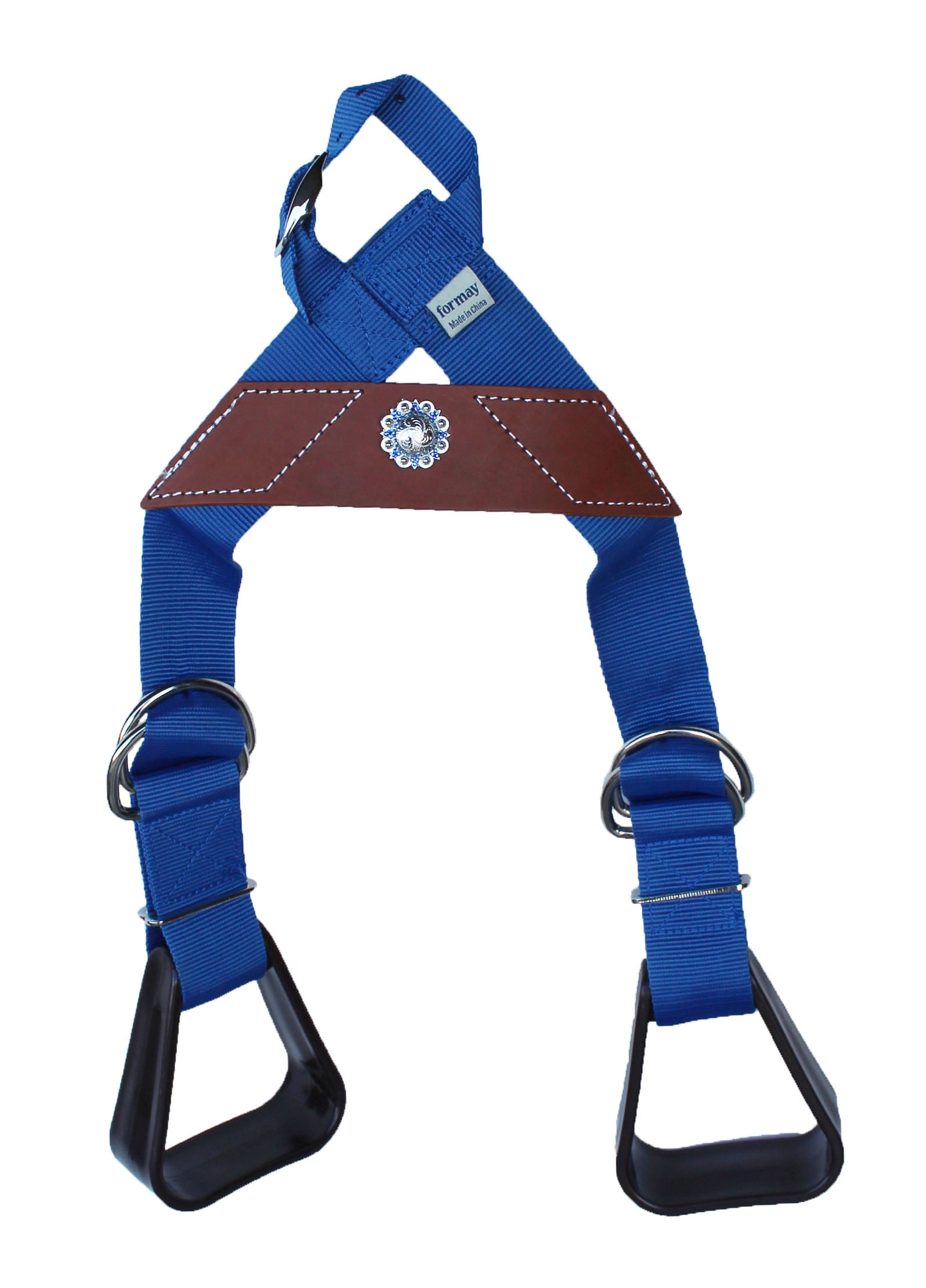 Horse Western Blue Nylon Adjustable Saddle Youth Rider Kids Buddy ...