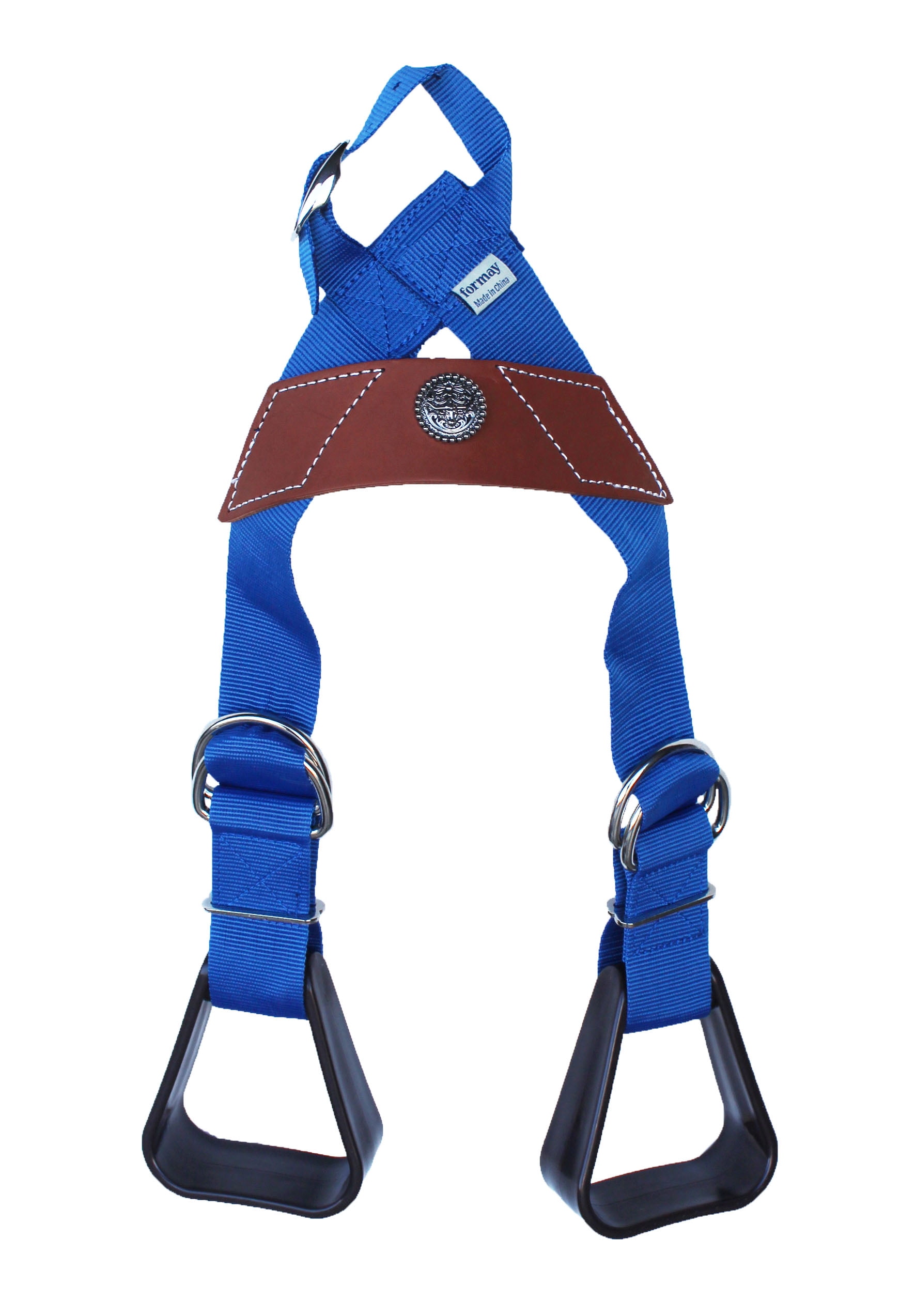 Horse Western Blue Nylon Adjustable Saddle Youth Rider Kids Buddy ...