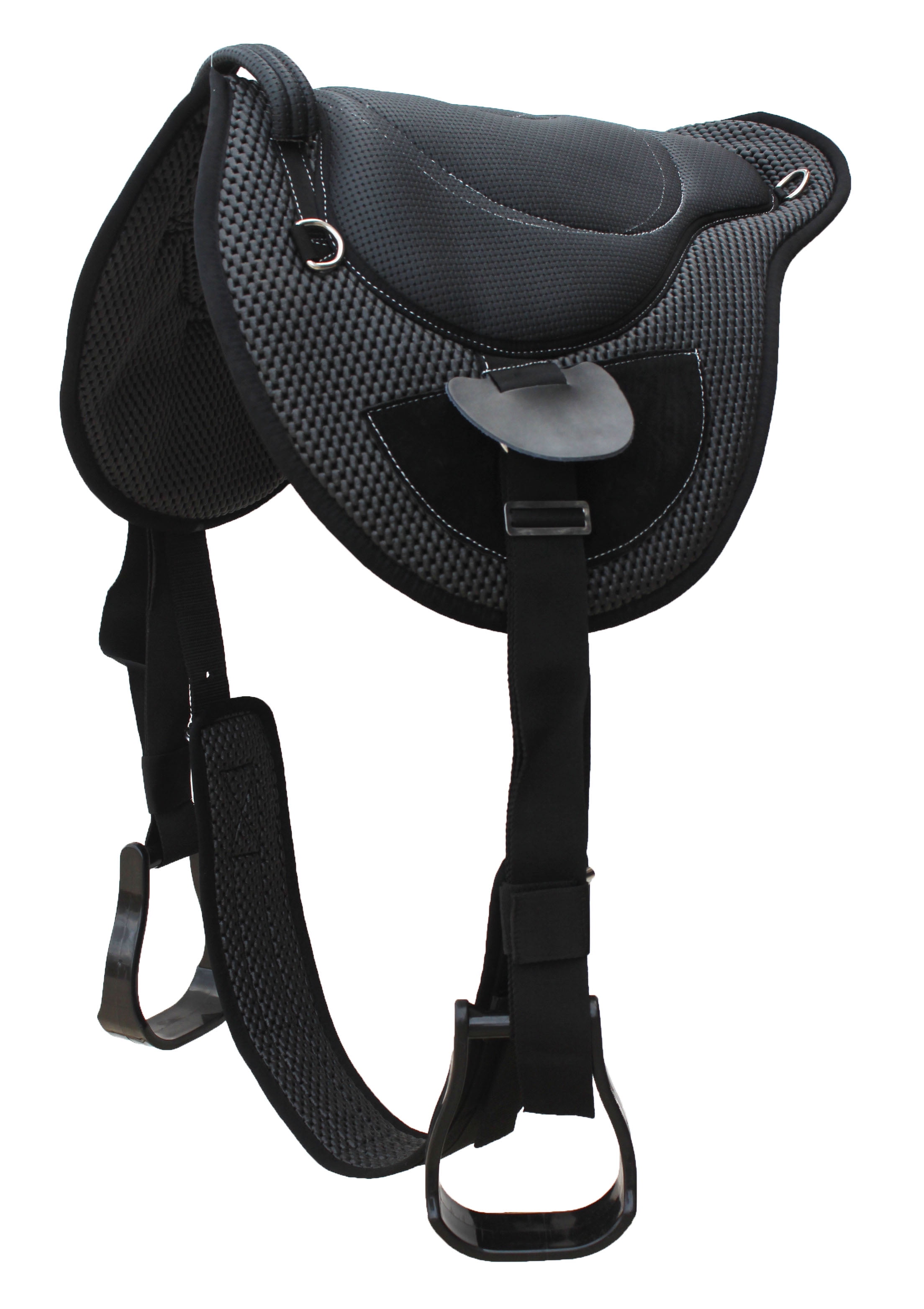 Horse Western Lightweight Breathable Neoprene Bareback Saddle Pad Black ...