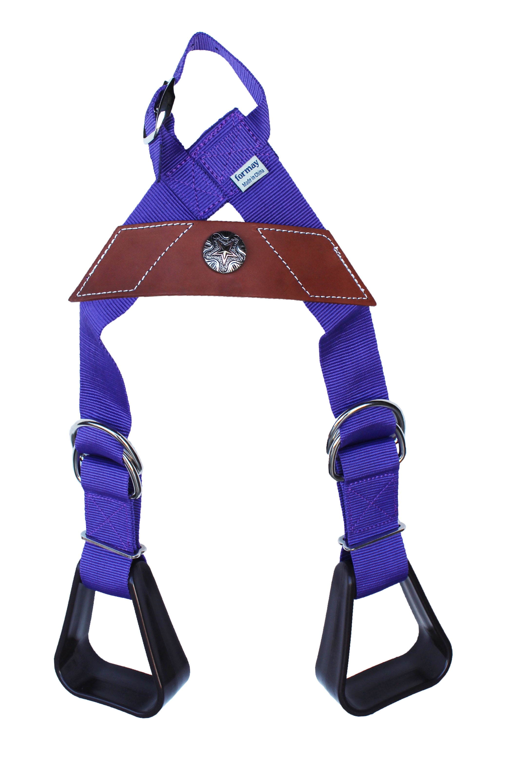 Horse Western Purple Nylon Adjustable Saddle Youth Rider Kids Buddy ...