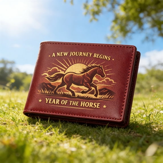 Horse Year Wallet 2026, Symbol of Strength and Beginnings, 3.5x4.5in ...