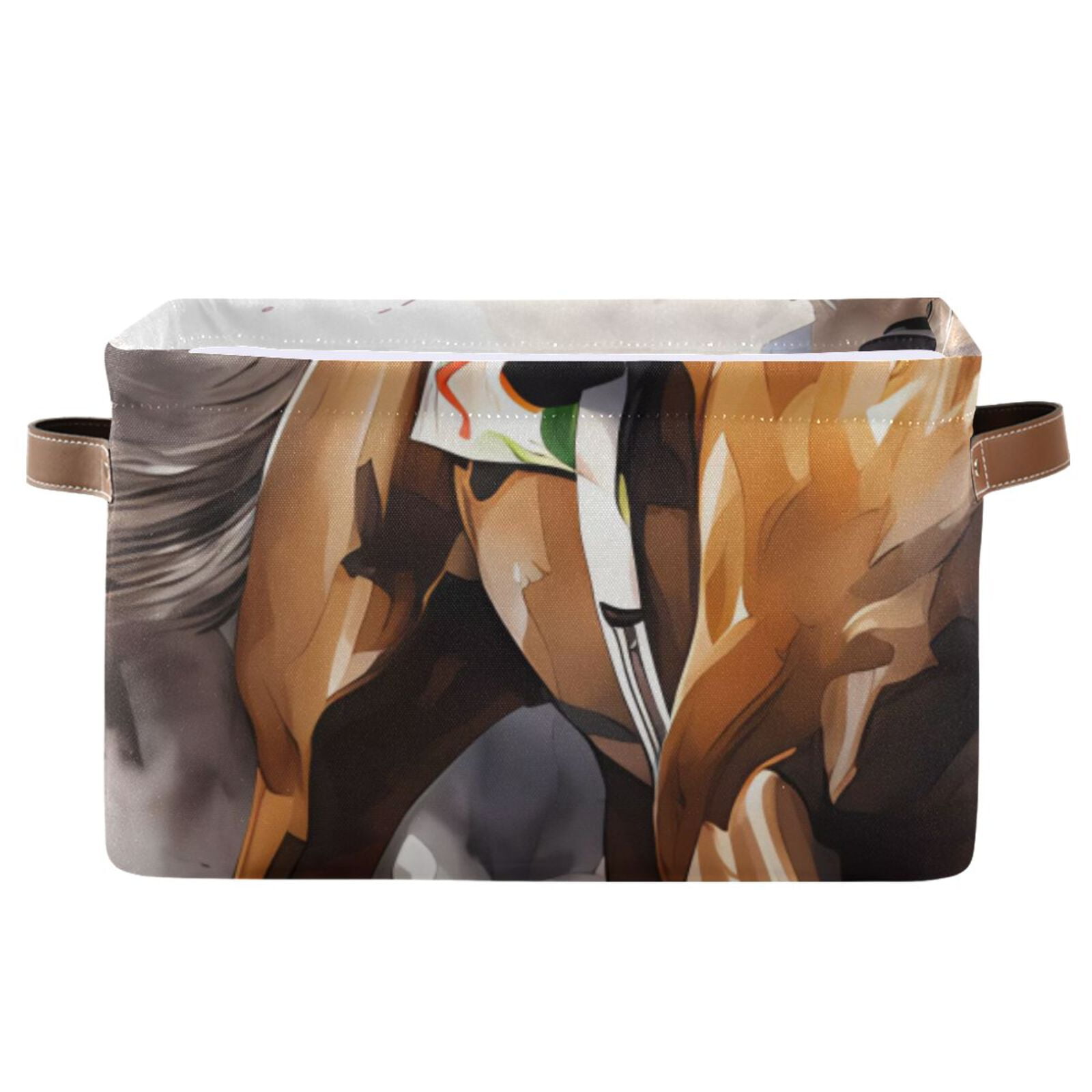 Horse and Person Storage Bins Baskets With Handles Storage Box Clothes ...