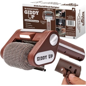 Cordless Electric Grill Cleaner, Rechargeable BBQ Tool with 350 RPM ...