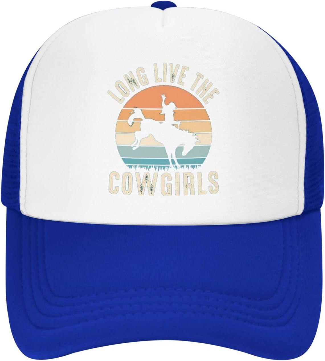 Horseback Rider Western Country Vintage Trucker Caps for Women Ball ...