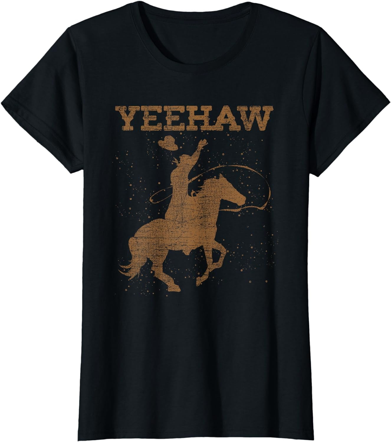 Horseback Riding Country Western Texan Rodeo Yeehaw Cowboy T-Shirt ...