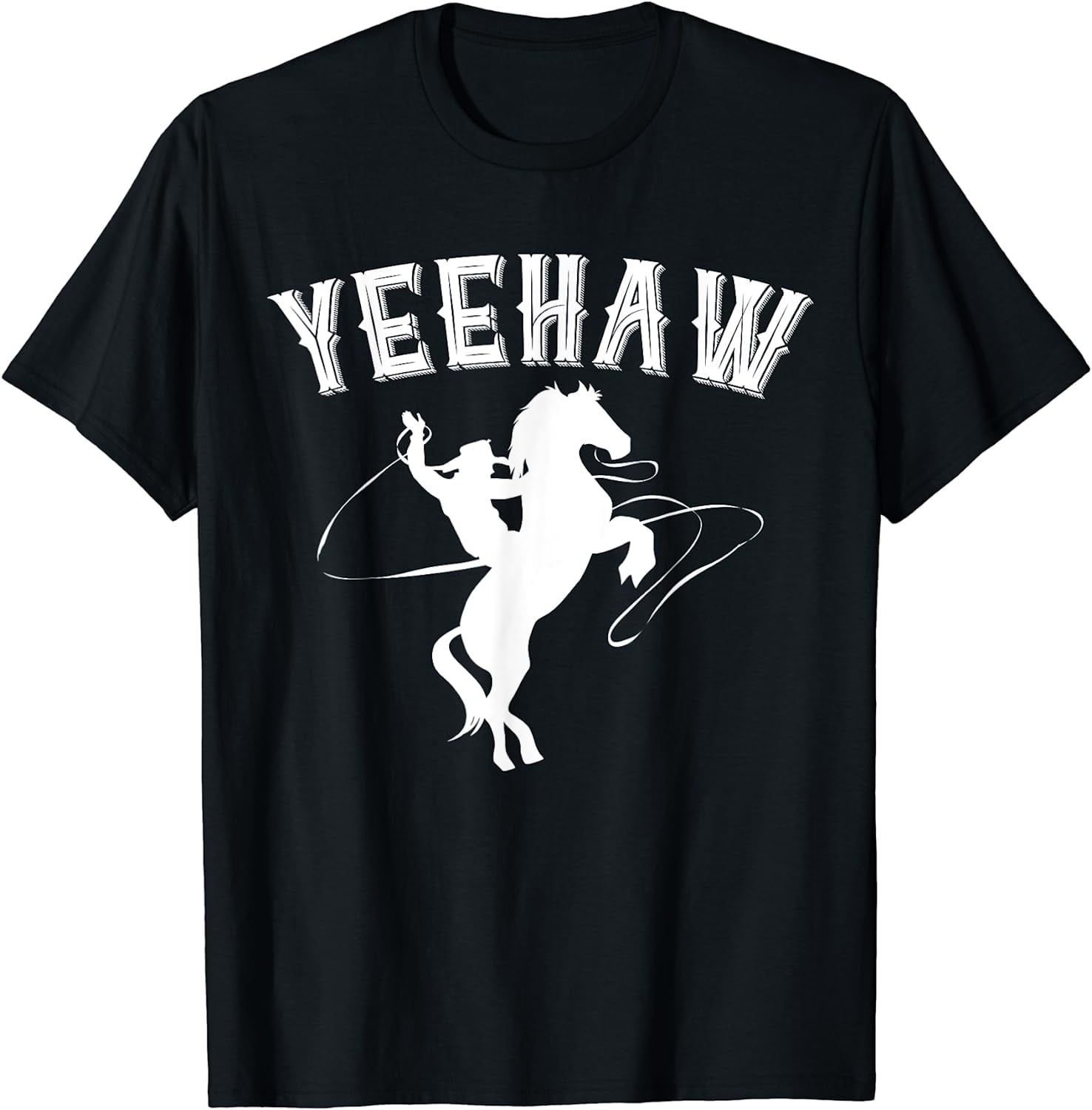 Horseback Riding Howdy Western Rodeo Yeehaw Cowboy T-Shirt - Walmart.com