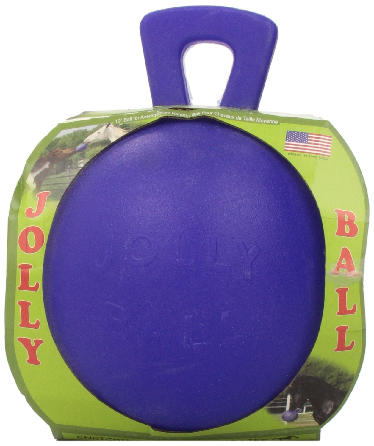 Horsemen's Pride Tug N Toss Jolly Ball Extra Large Blue Toy for Dogs ...