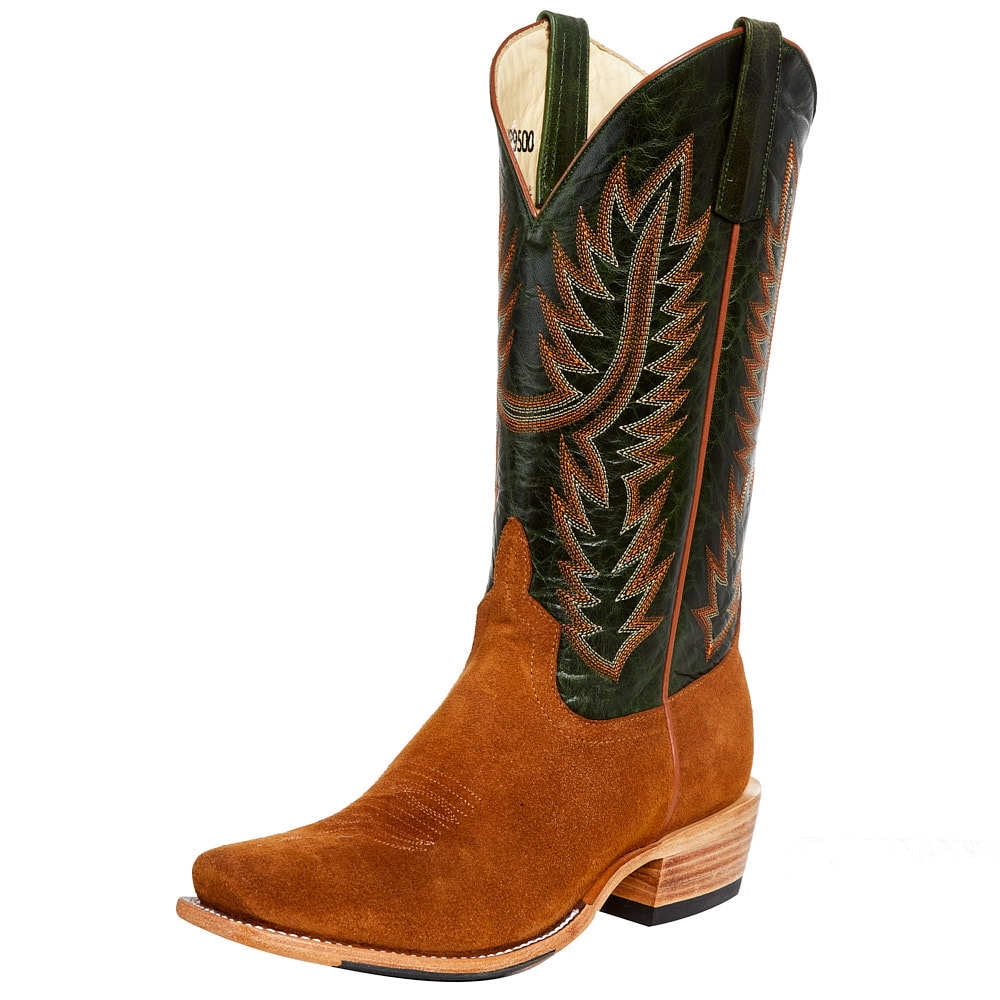 Horse Power Boots Men`s Top Hand Camel Suede Rouhgout 13` Emerald Top ...