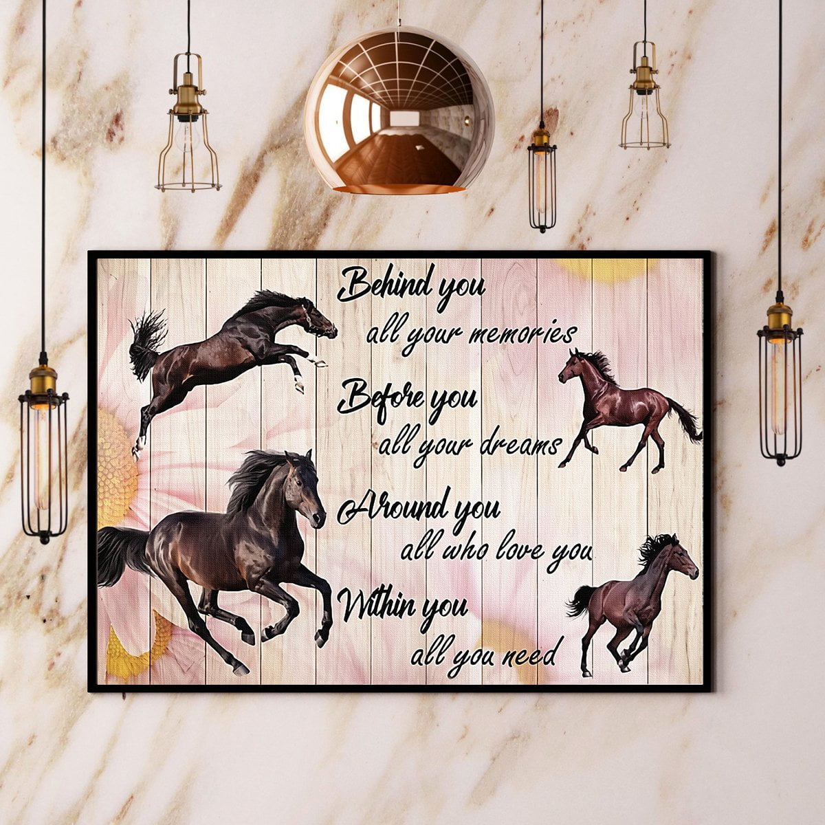 Horses Behind You All Your Memories All You Need Paper Poster No Frame ...