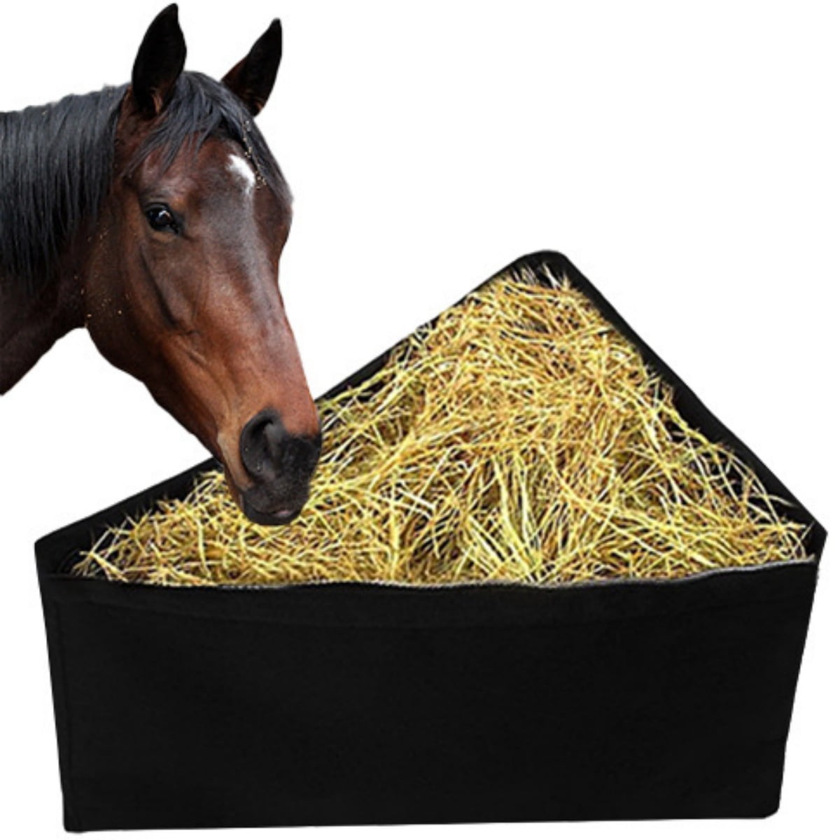 Horses Corner Feeder Deep Corner Hay Bag Goats Large Capacity Hay Feed ...
