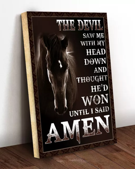 Horses Horse The Devil Saw Me With My Head Down Until I Said Amen Jesus ...