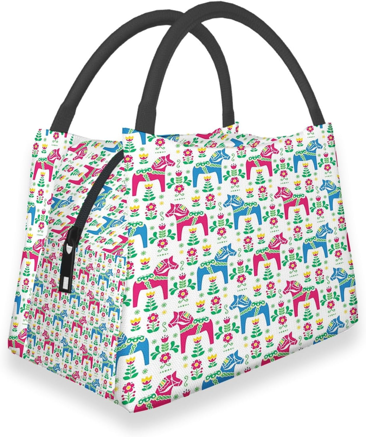 Horses Lunch Box Insulated Lunch Boxes Waterproof Lunch Bag,Classic ...