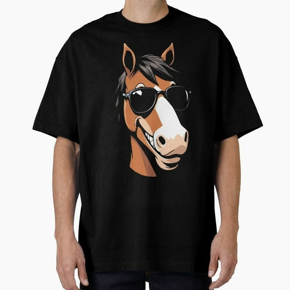 Horses Meme Face Famous Influencer Social Funny Gift Top New Unisex T ...