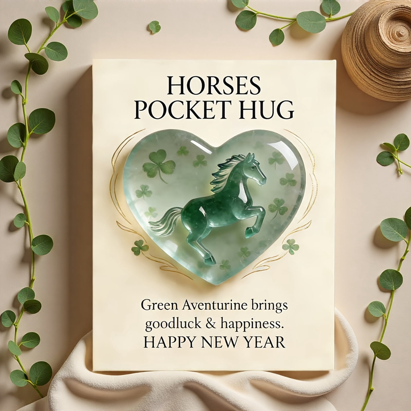 Horses Pocket Hug - 2026 Elegant Clear Crystal Horse Figurines - A ...