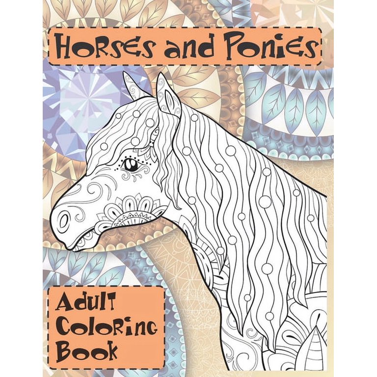 coloring pages of horses and ponies