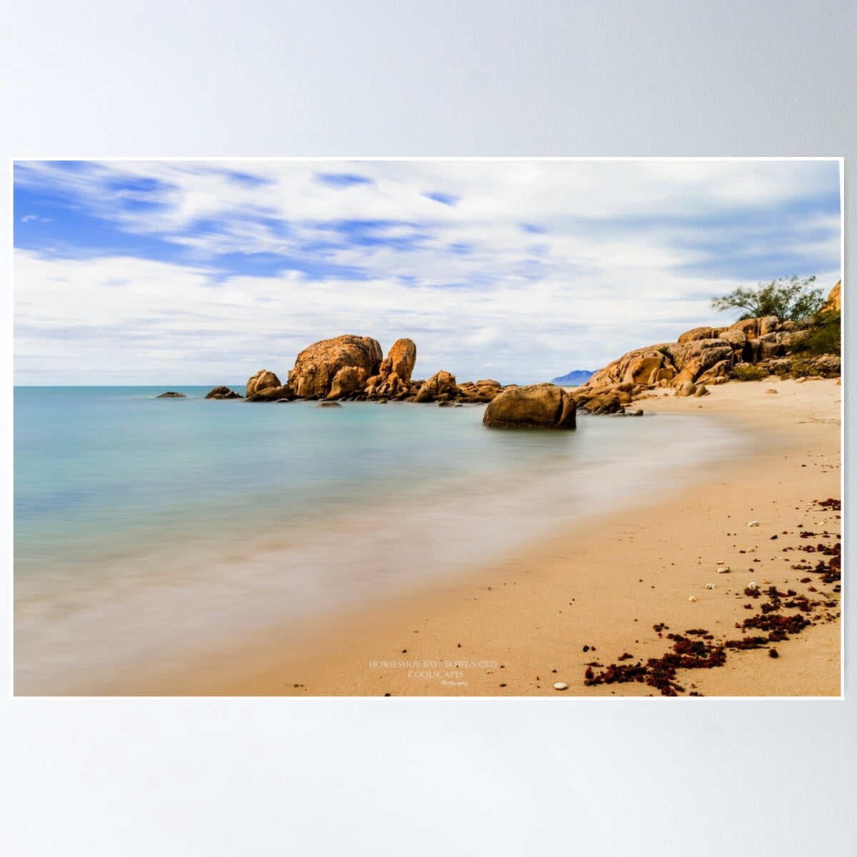Horseshoe Bay, Bowen Poster Wall Art, Modern Wall Decor For Living Room ...
