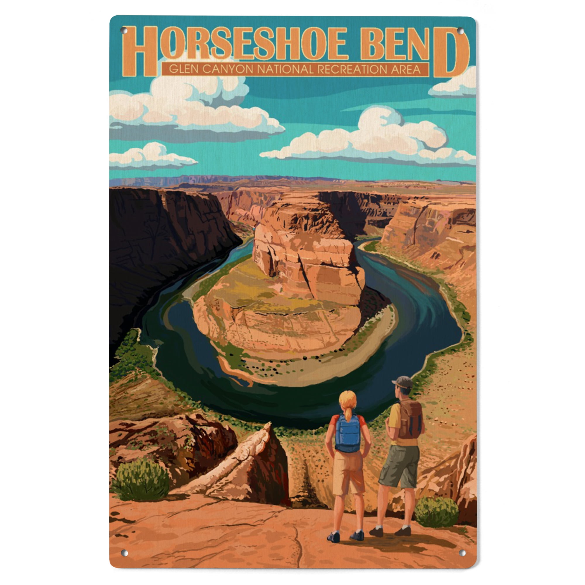 Horseshoe Bend, Glen Canyon National Recreation Area Birch Wood Wall ...