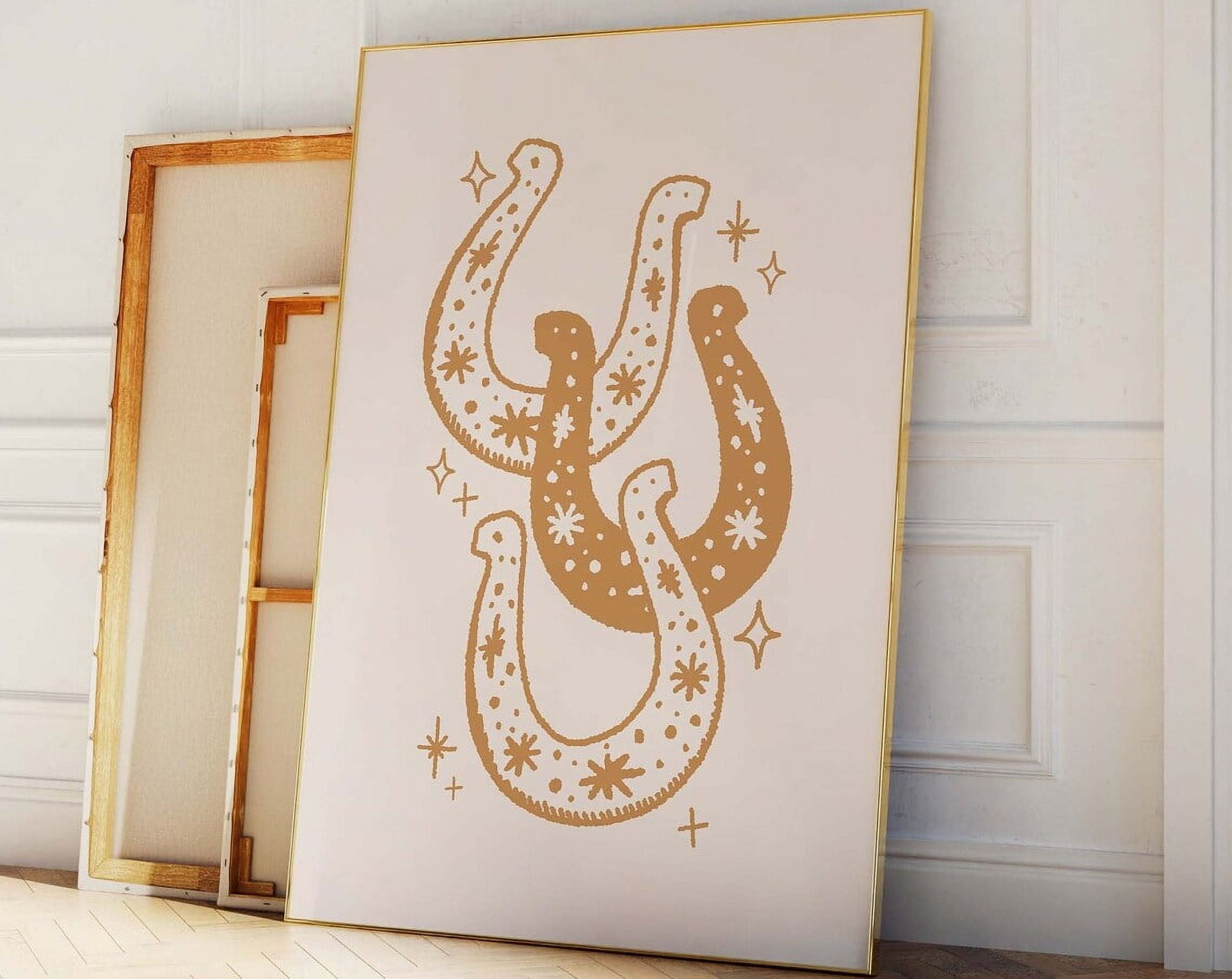 Horseshoe Print, Art, Western Art Print, Lucky You Wall Art, Wild West ...