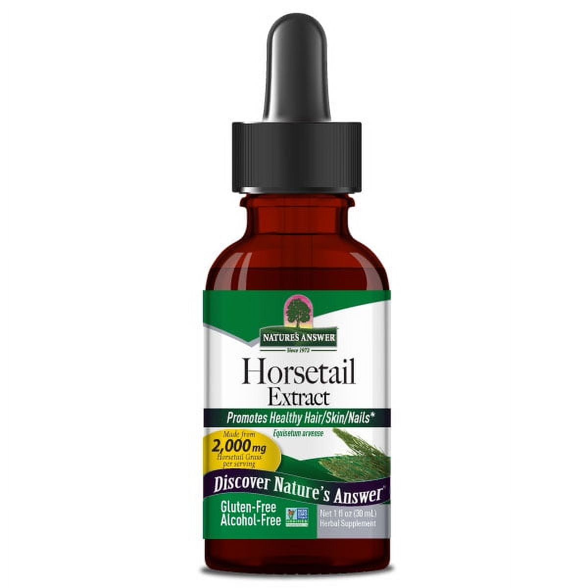 Nature's Answer Horsetail 1oz Alcohol-Free Herbal Supplement Herb ...