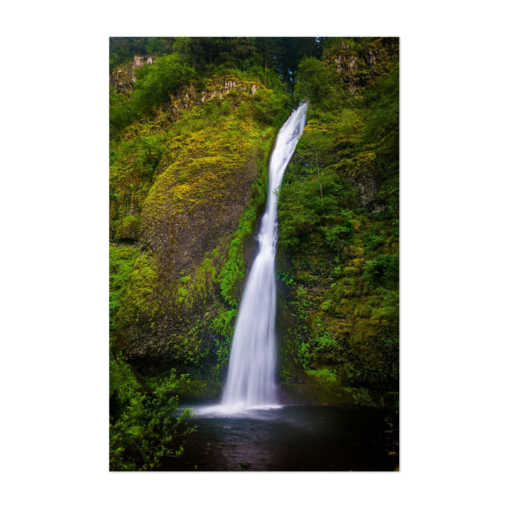 Horsetail Falls - Oregon Photography Waterfall Nature Scenic Forest ...