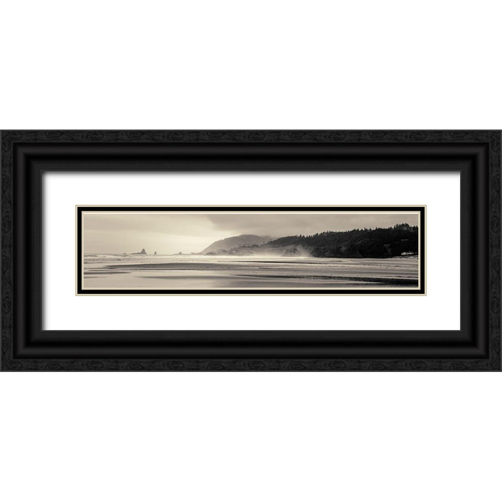 Horsfall, Gary 18x7 Black Ornate Wood Framed with Double Matting Museum ...