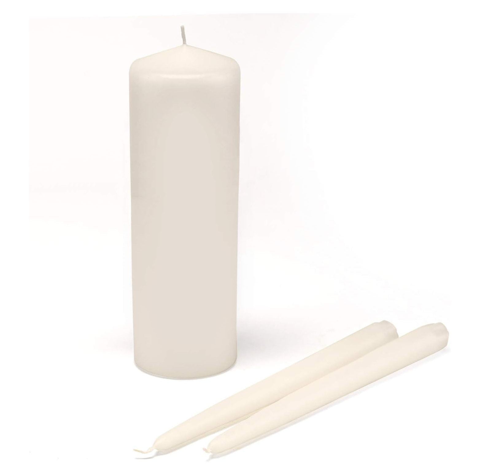 Hortense B. 95095 Hewitt Wedding Accessories, Unity Candle Set, Ivory ...
