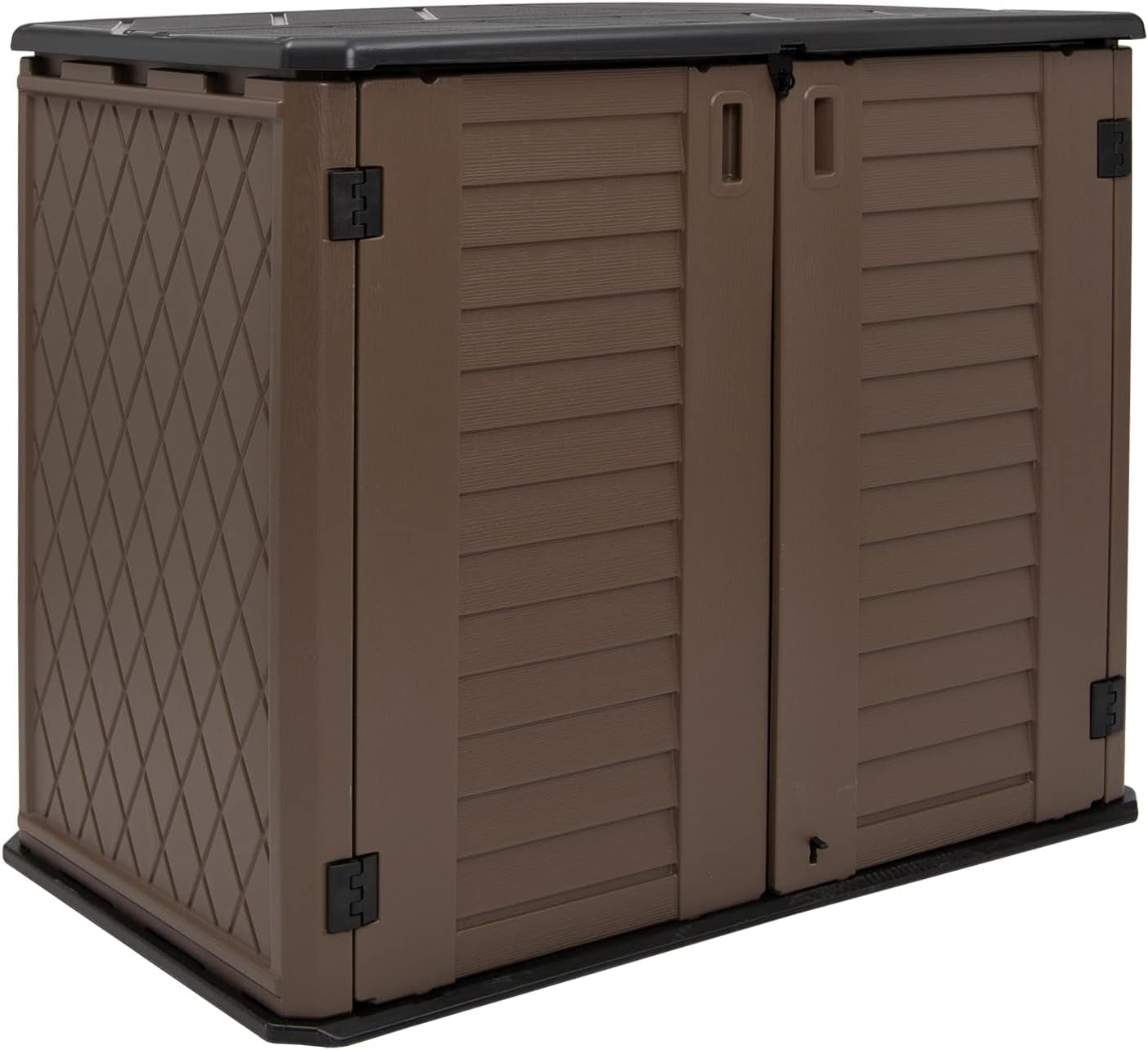 Horti Cubic Horizontal Storage Shed, Multi-Purpose Outdoor Storage Box ...