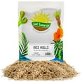 Horticultural Grade Rice Hulls (1 Quart); All Natural Organic for House ...