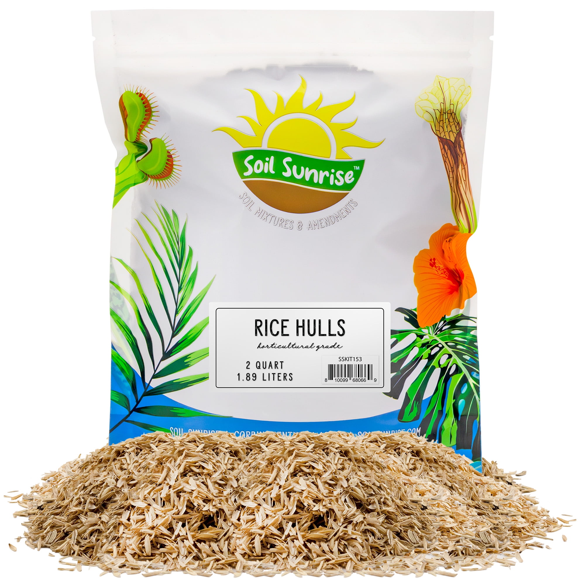 Soil Sunrise Horticultural Grade Rice Hulls; Organic Soil Additive ...