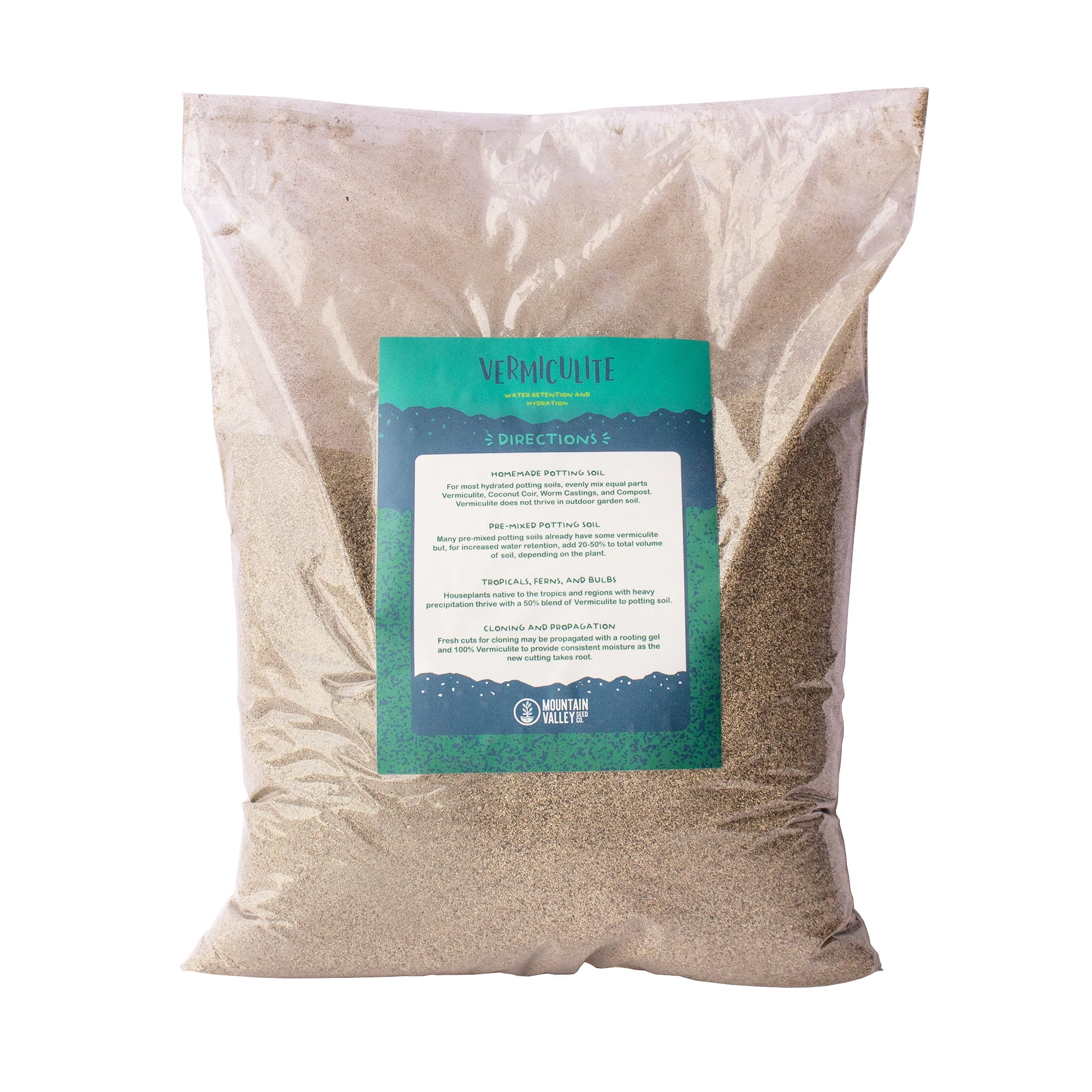 Horticultural Grade Vermiculite - Five 8 Quart Bag ~2.5 Lbs Each - Fine ...