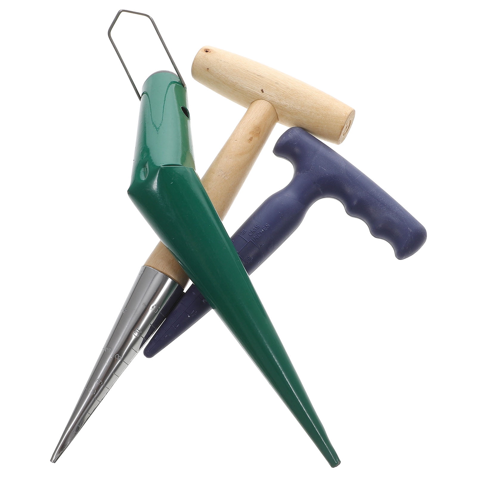 HOMEMAXS 1 Set Garden Punch Tool Kit for Planting Dibber Soil Digger ...