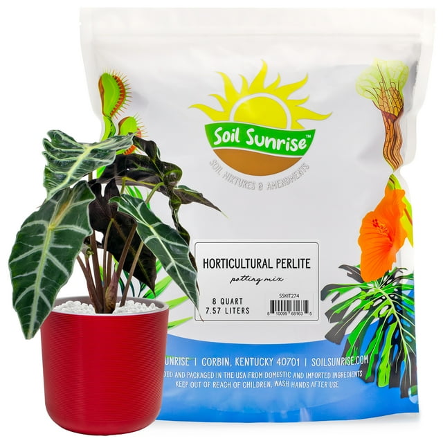 Horticultural Perlite Soil Additive (8 Quarts); for Enhanced Potting ...