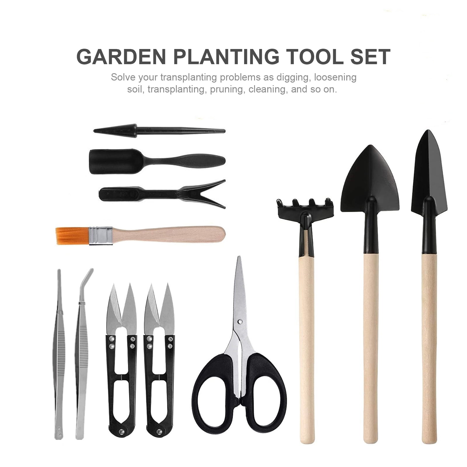 Horticultural Set,Set Fairy Bonsai Tool Set 13pcs Bonsai Hand Tools ...