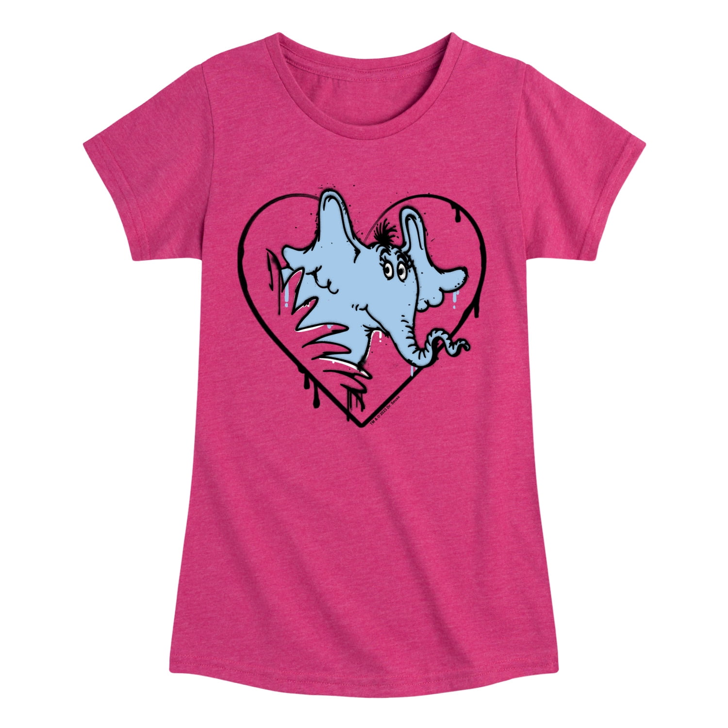 Horton Hears A Who - Heart - Toddler & Youth Girls Short Sleeve Graphic ...