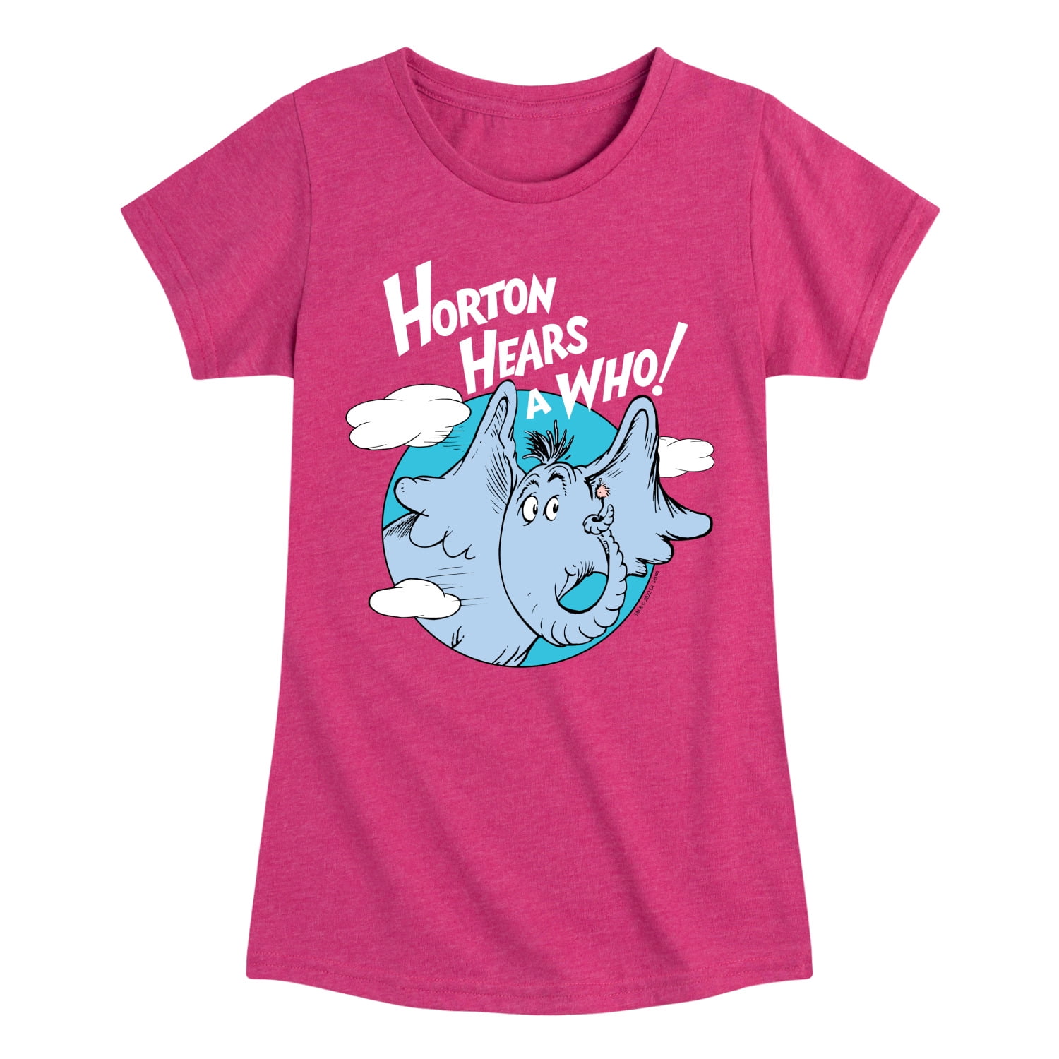 Horton Hears A Who - Horton Clouds - Toddler & Youth Girls Short Sleeve Graphic T-Shirt ...