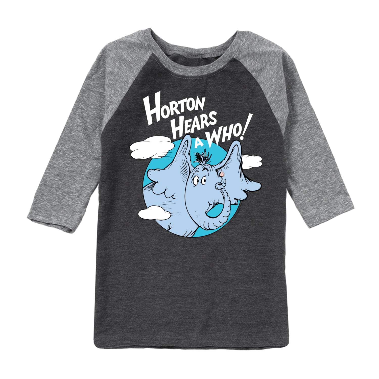 Horton Hears a Who - Horton Clouds - Toddler & Youth Raglan Graphic T-Shirt - Walmart.com
