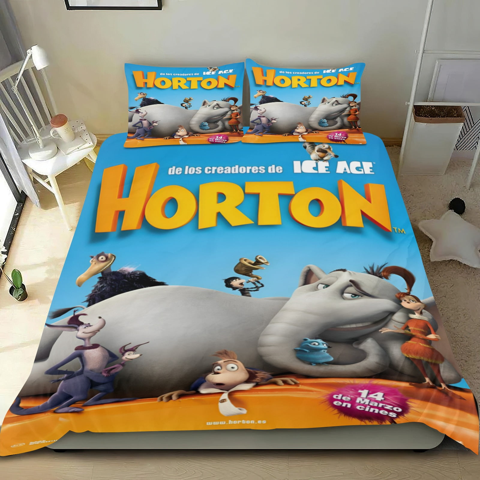 Horton Hears a Who! thin bedding set has an iconic print, Perfect for ...