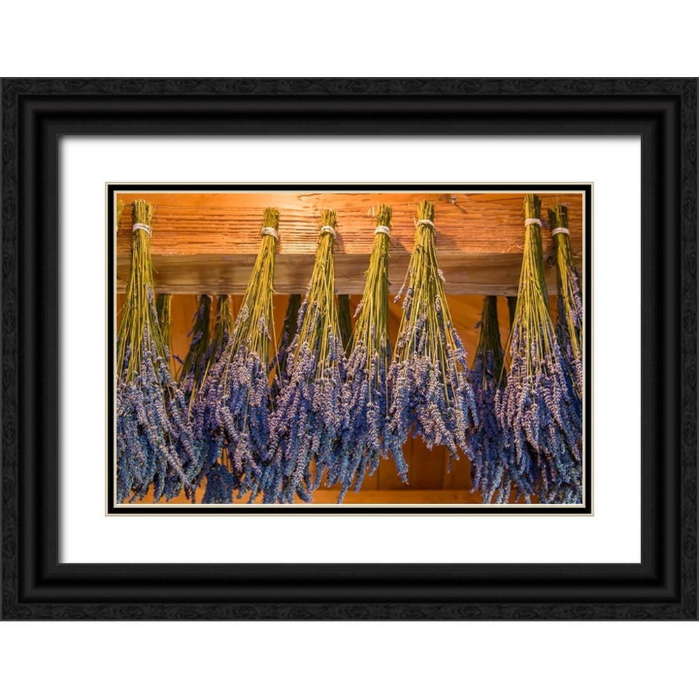 Horton, Janet 18x13 Black Ornate Wood Framed with Double Matting Museum ...