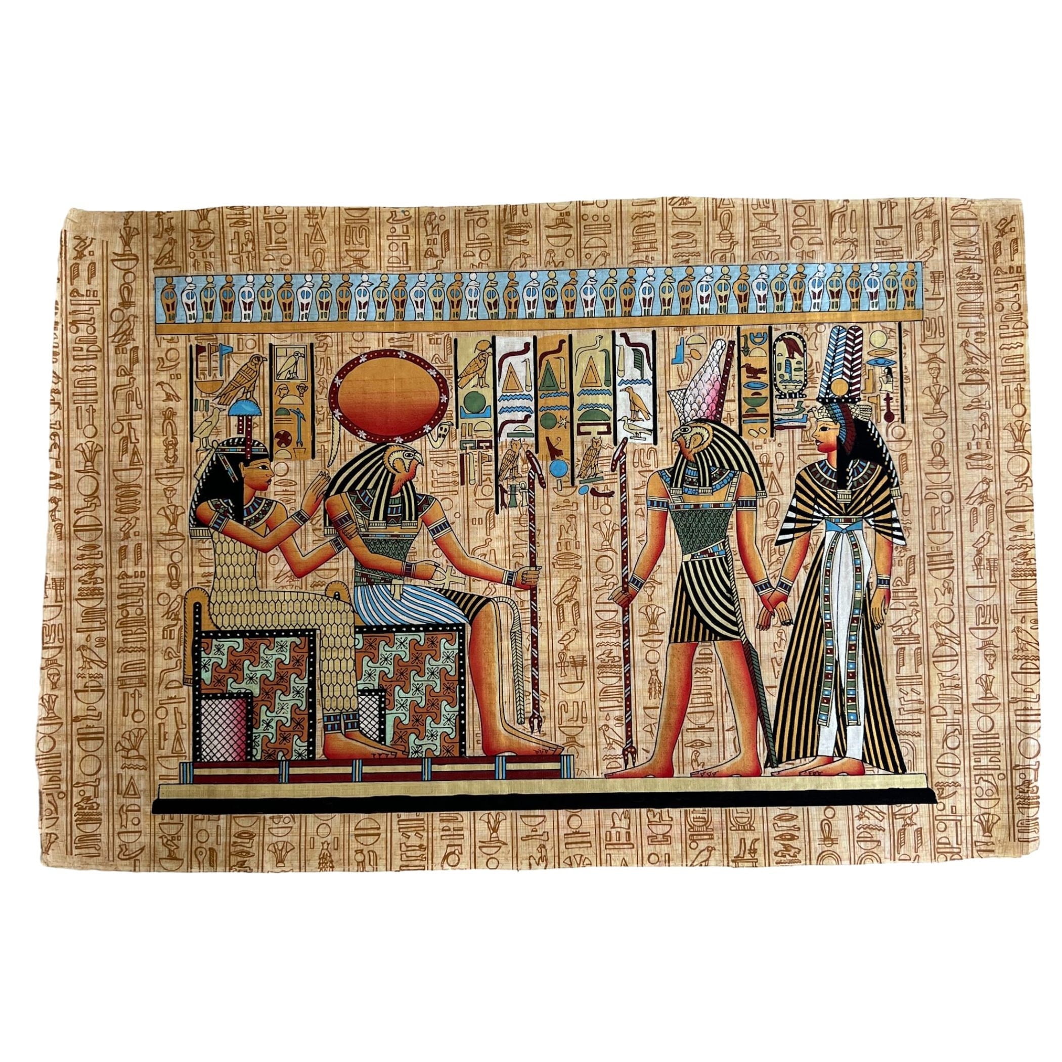 Horus Leading Queen Nefertari Into the Afterlife, Tomb Painting of ...