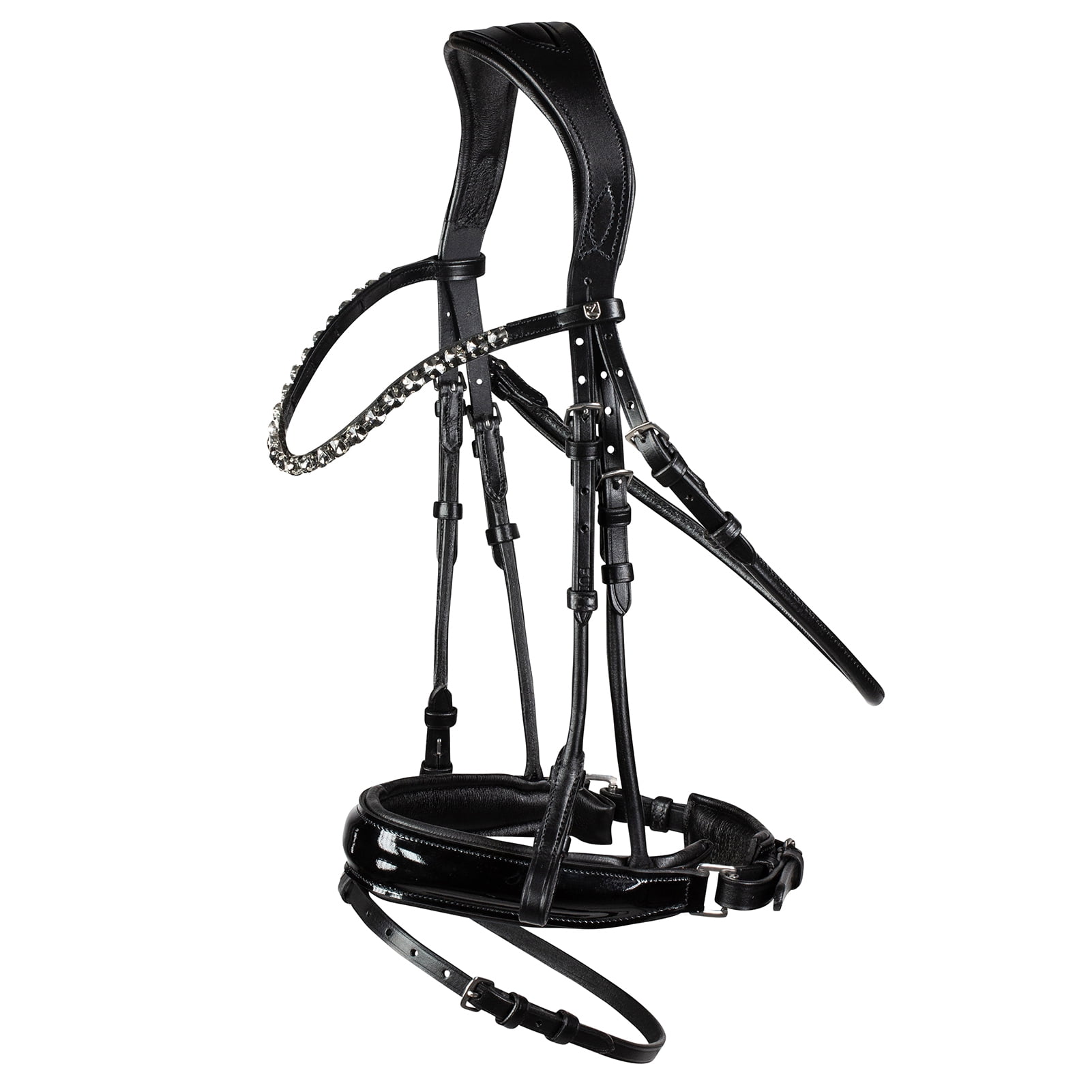 Horze Clermont Ergonomic Crystal Bridle - Walmart.com