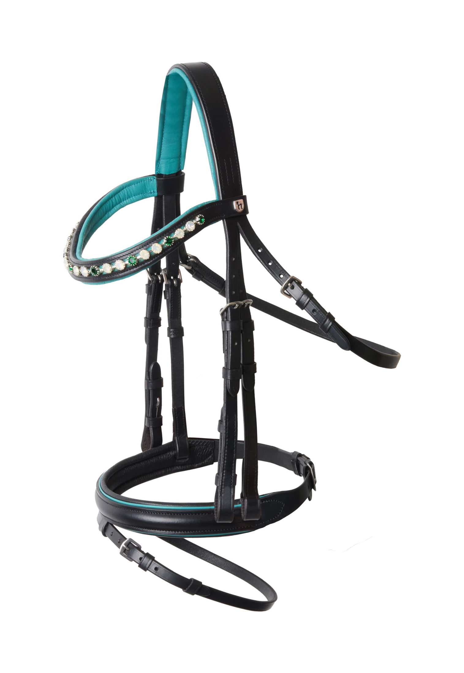 Horze Magical Carousel Pony Bridle with Crystal Curved Noseband ...