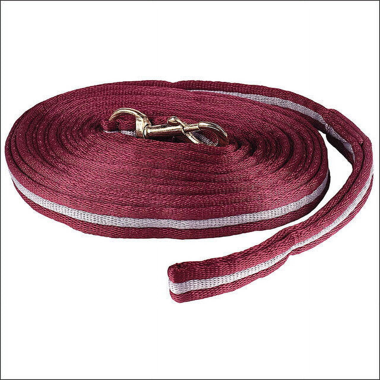 Horze Soft Orbit Textile Polyester Horse Lunging Line Dark Red Light ...