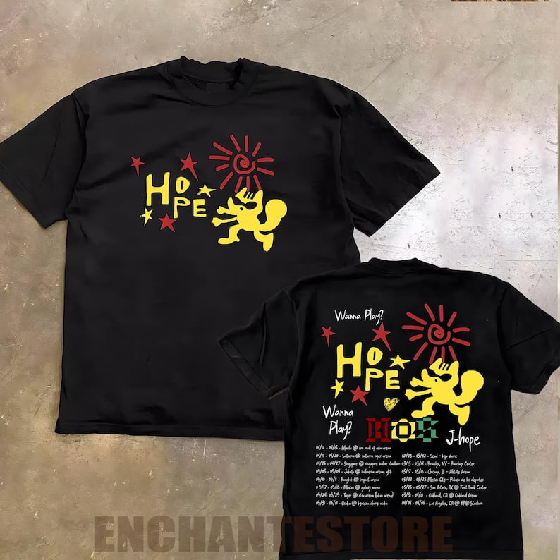 Hos Tour In North America 2025 Shirt, J-hope Tour Hope On The Stage ...