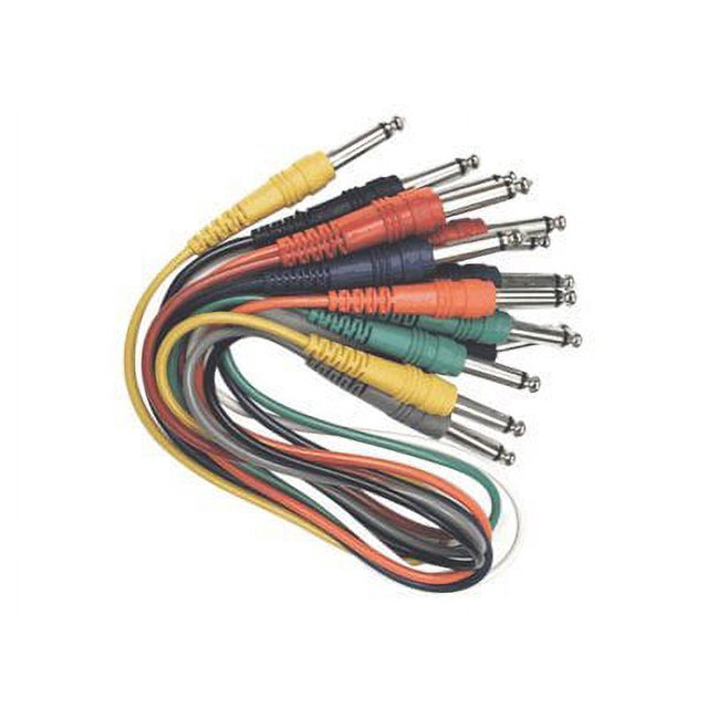 CPP800 Series 1/4" Mono Patch Cables 1.5ft - Walmart Business Supplies