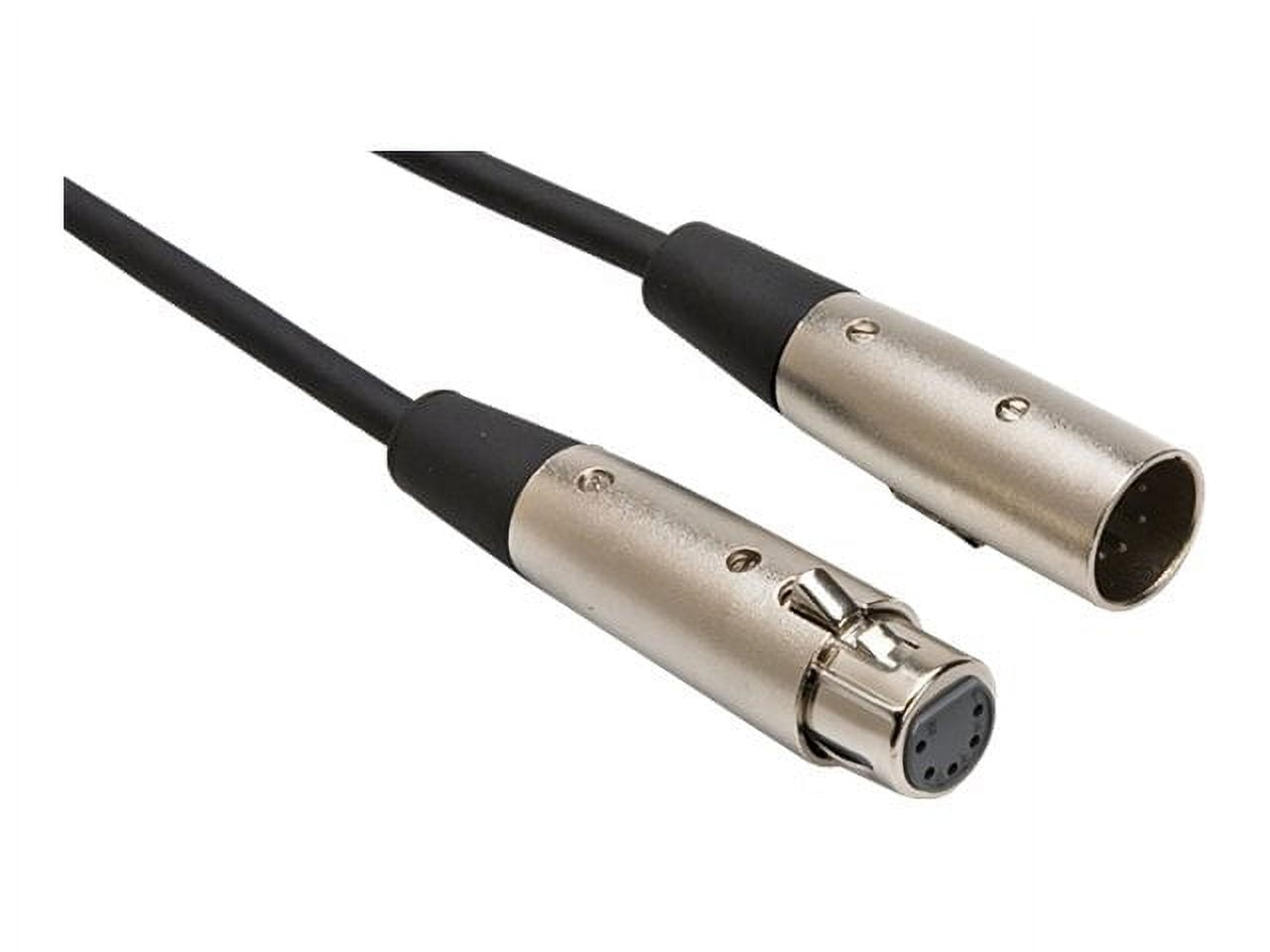 Hosa DMX-5100 - Audio cable - XLR5 female to XLR5 male - 100 ft ...
