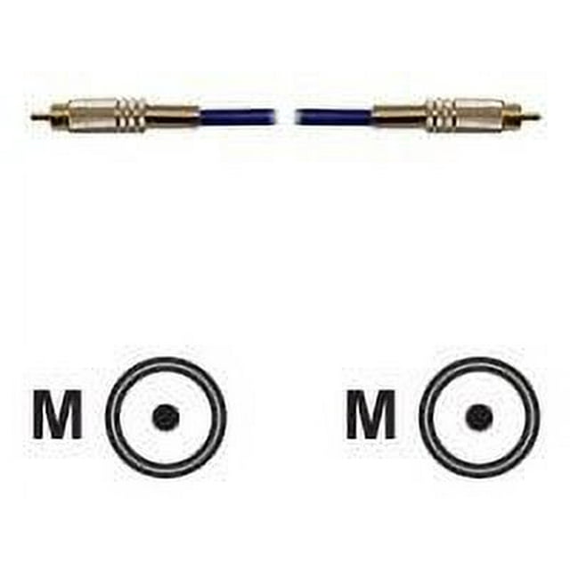 Hosa DRA-501 RCA to RCA S/PDIF Coax Cable Compatible with Pioneer DJ ...