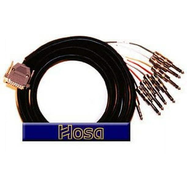 Hosa DTP-804 12-foot 8-Channel DB25 to 1/4" TRS Snake - Walmart Business Supplies