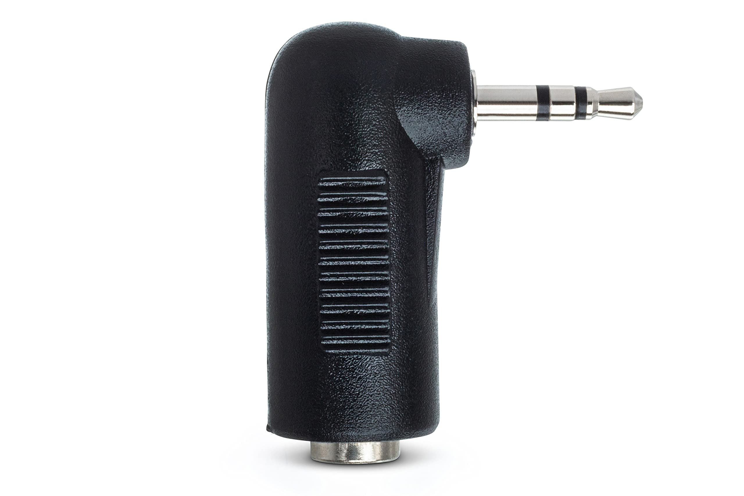 Hosa GMP467 3.5mm Female TRS to 2.5mm Male TRS Right-Angle Adaptor ...