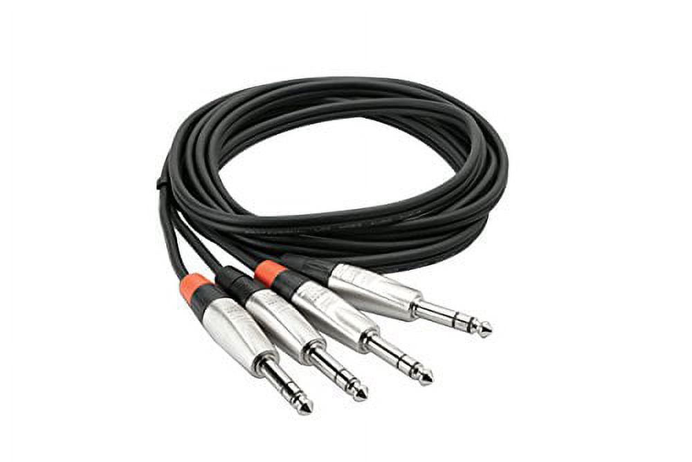 Hosa - HSS-010X2 - 10 ft Pro Stereo Interconnect Cable - Dual REAN 1/4 ...